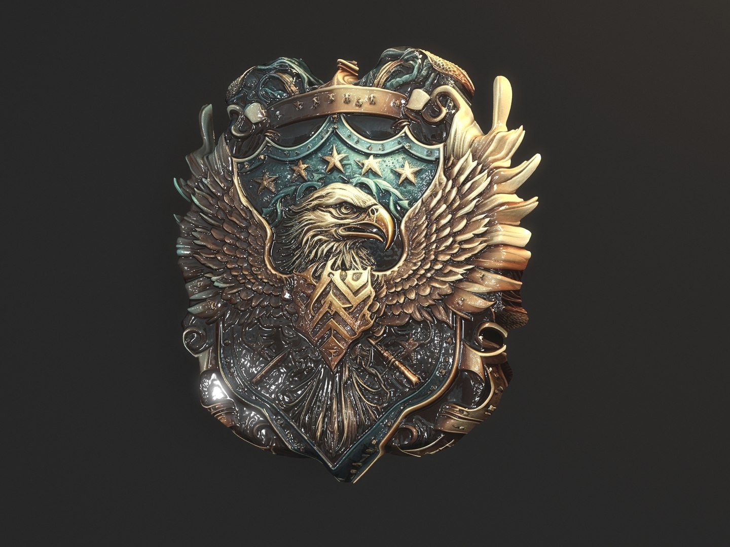 Fantastic Badges 3D - TurboSquid 2001324