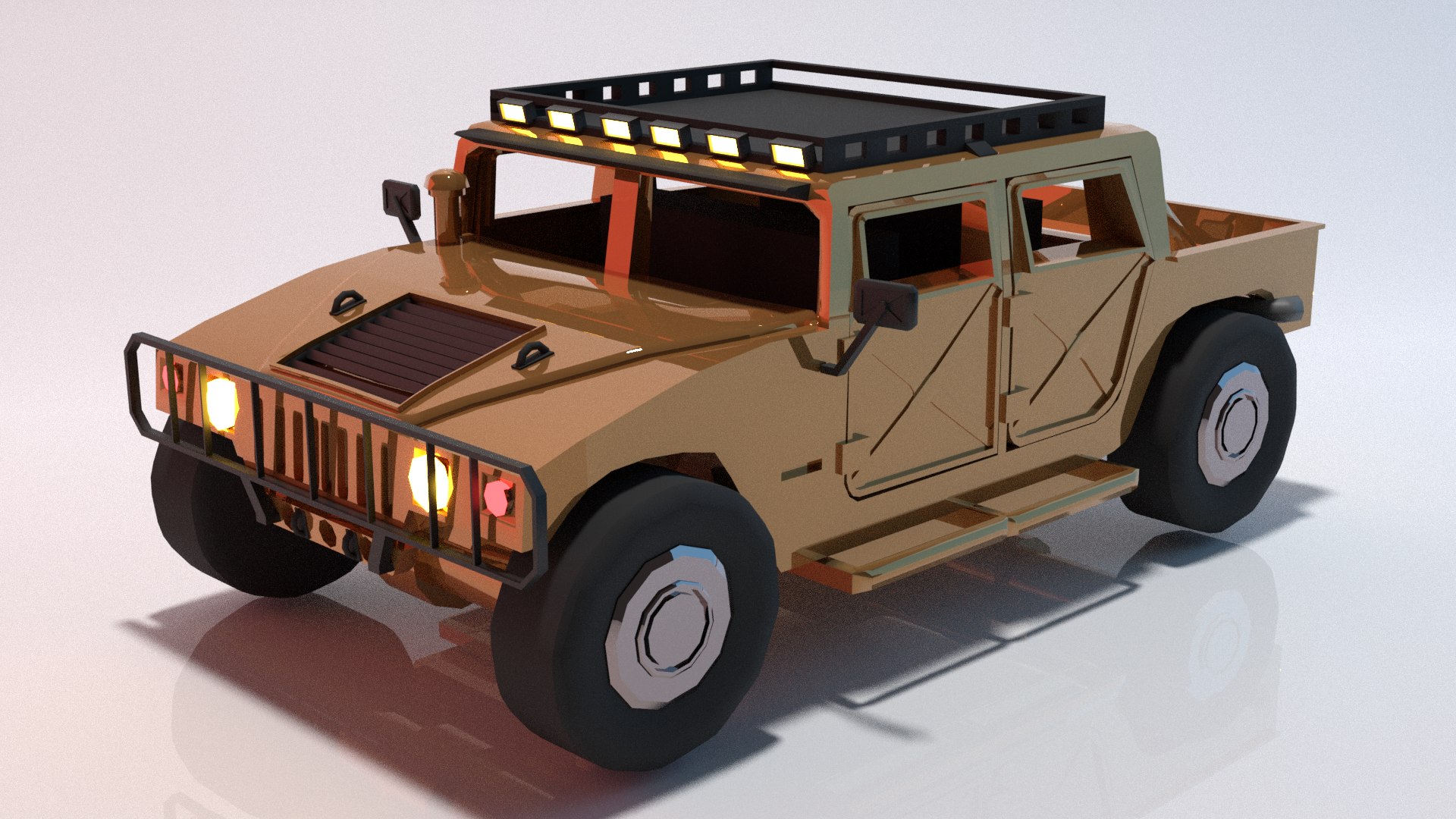 Humvee 3D Model - TurboSquid 1474380