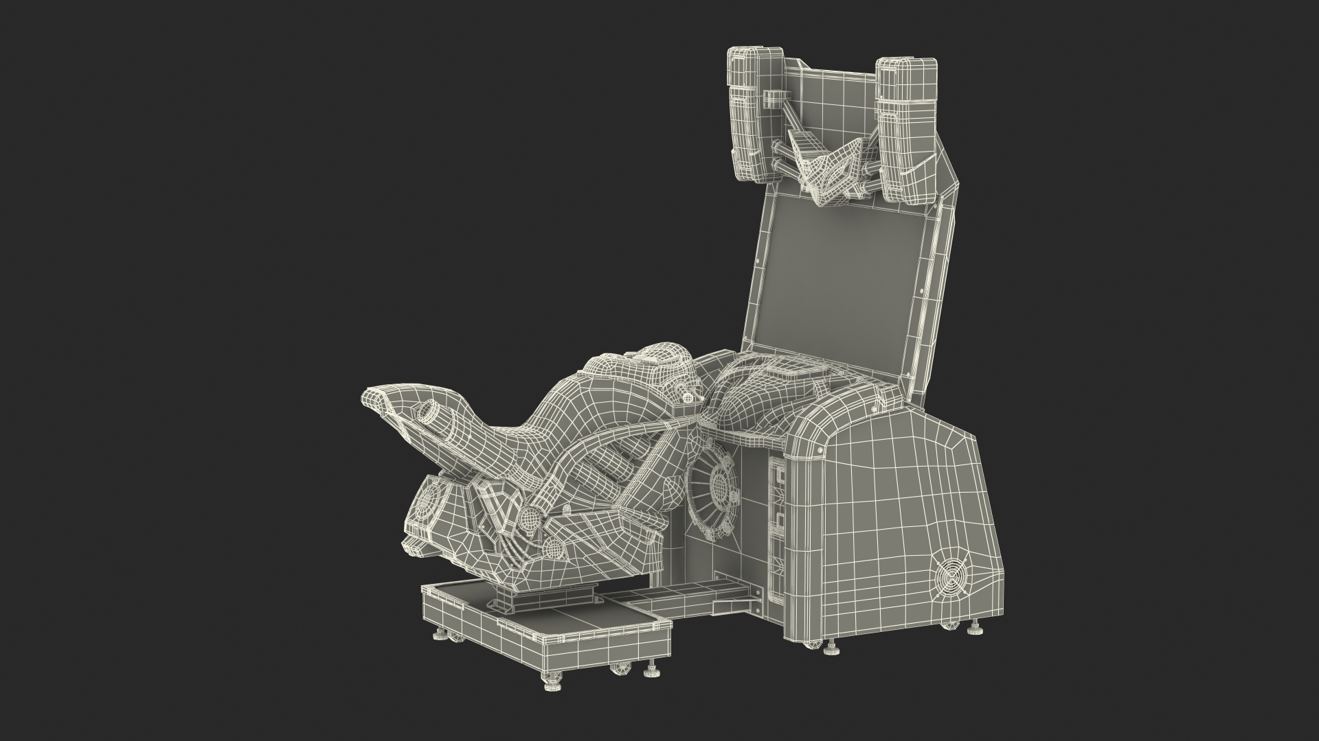 3D Motorcycle Racing Arcade Machine ON - TurboSquid 1748306