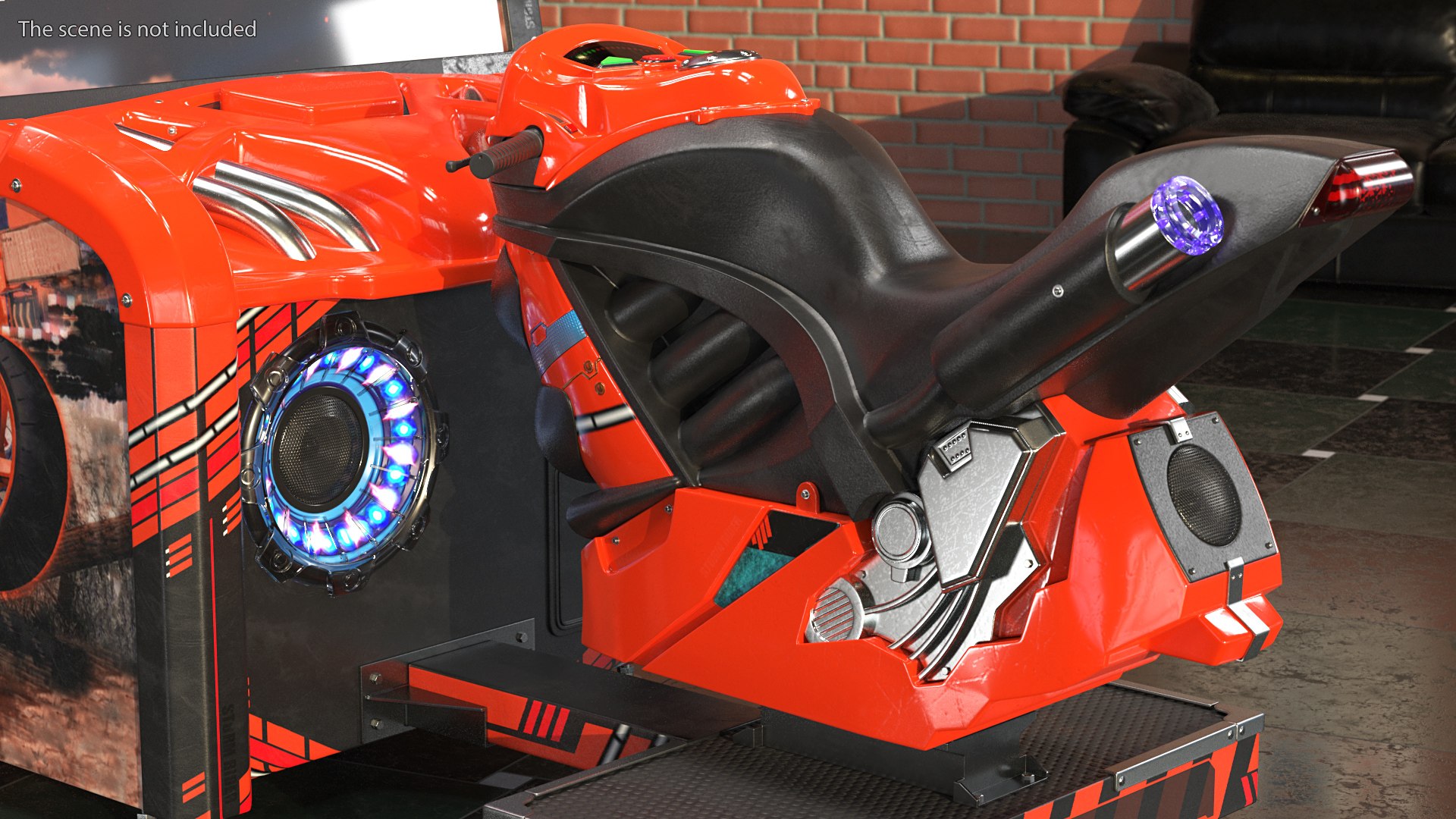 3D Motorcycle Racing Arcade Machine ON - TurboSquid 1748306