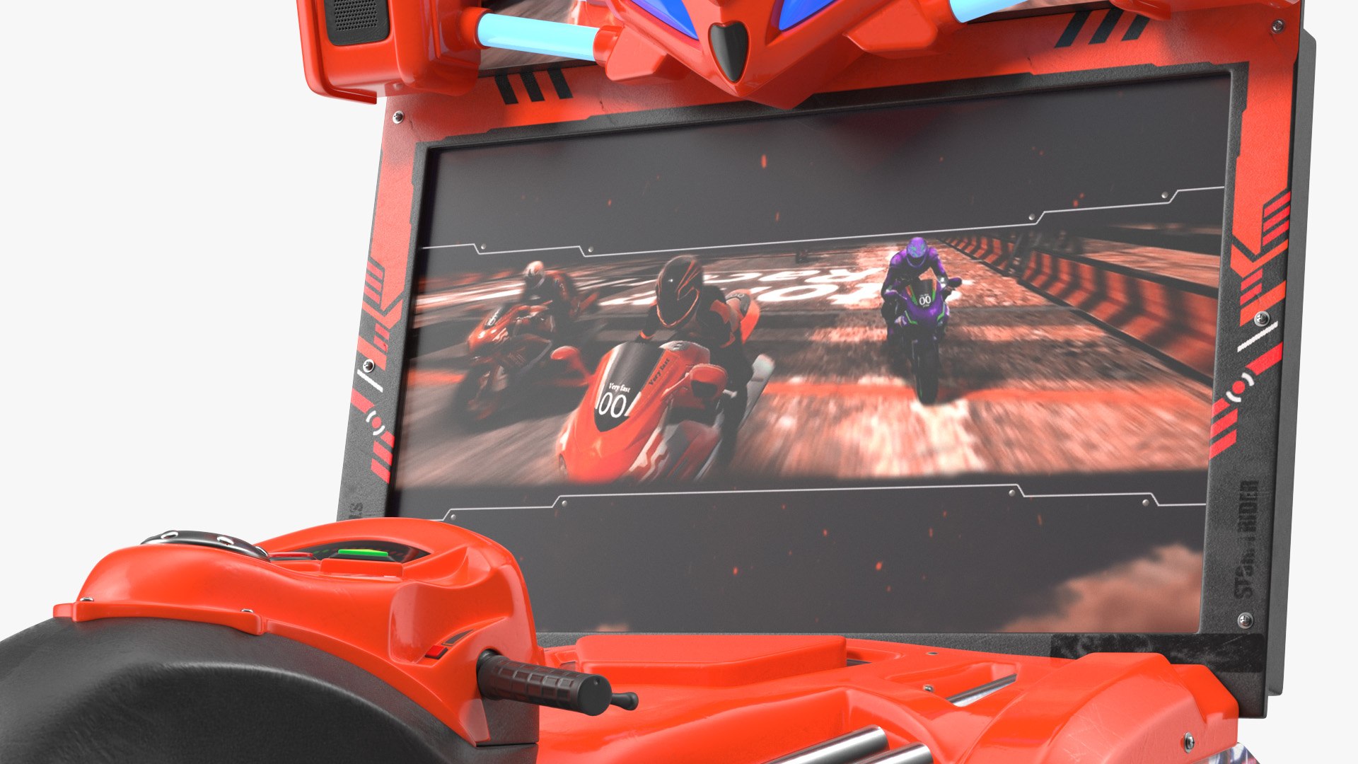 3D Motorcycle Racing Arcade Machine ON - TurboSquid 1748306