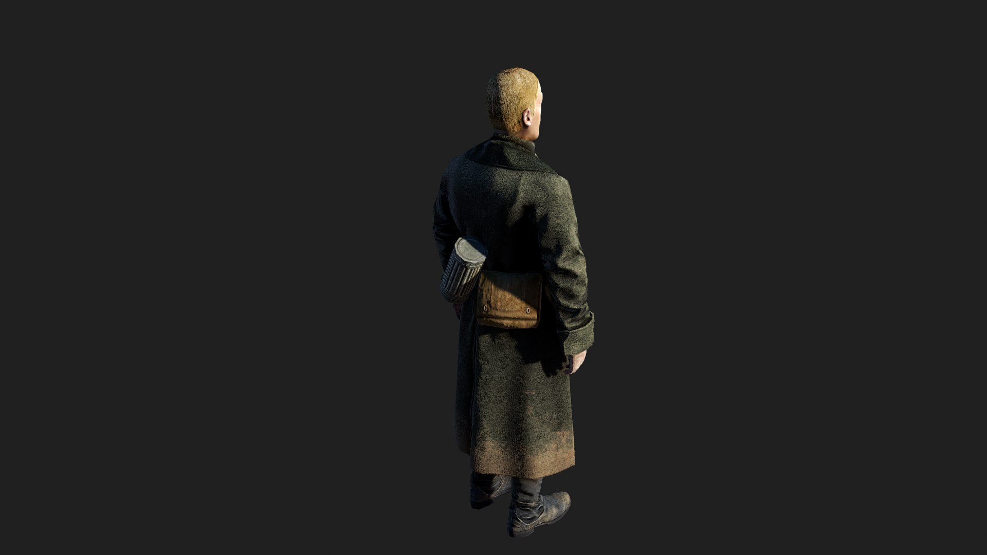 German Soldier Greatcoat Wwii 3D - TurboSquid 1487122