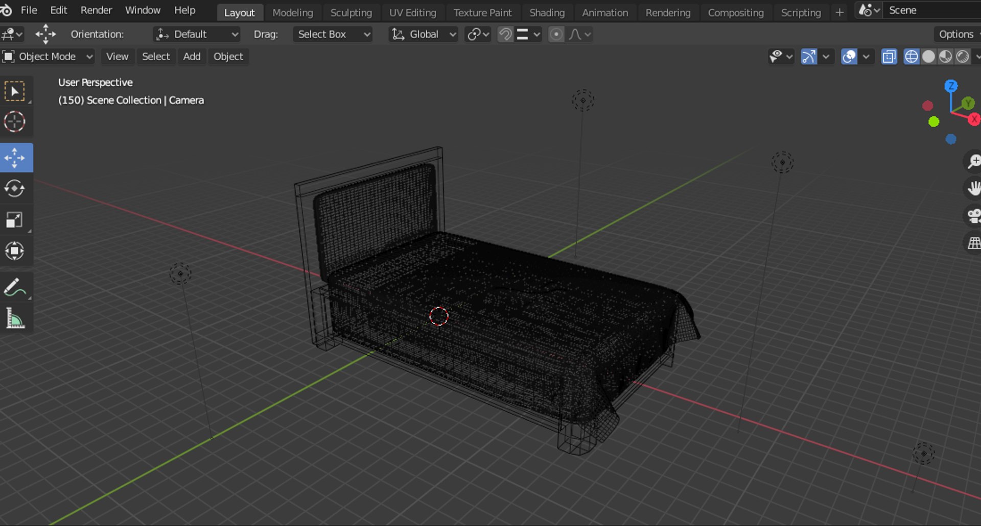 Simple Bed 3D - TurboSquid 1610403