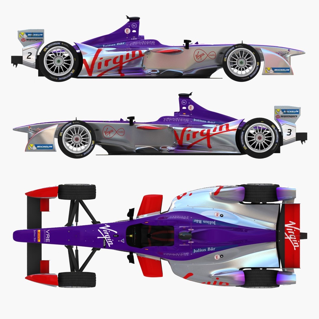Virgin Formula E Race Car Max