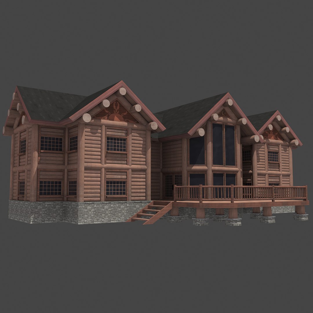 - Hd Log House 3d Max