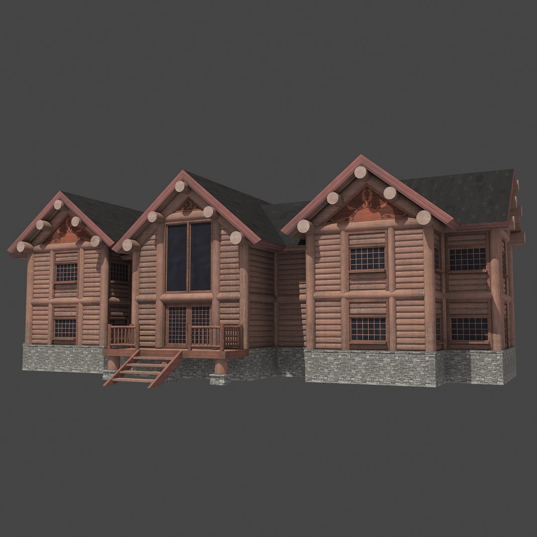 - Hd Log House 3d Max