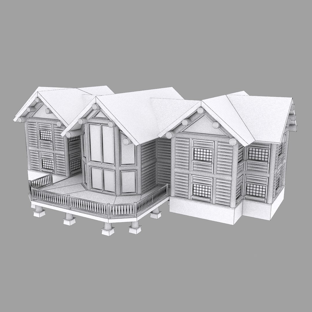 - Hd Log House 3d Max