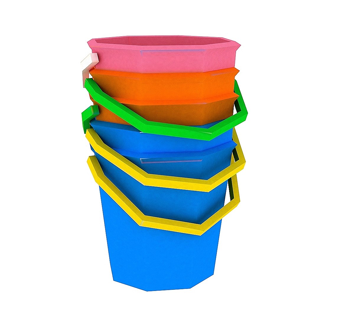 3D bucket spade 01 model - TurboSquid 1375265