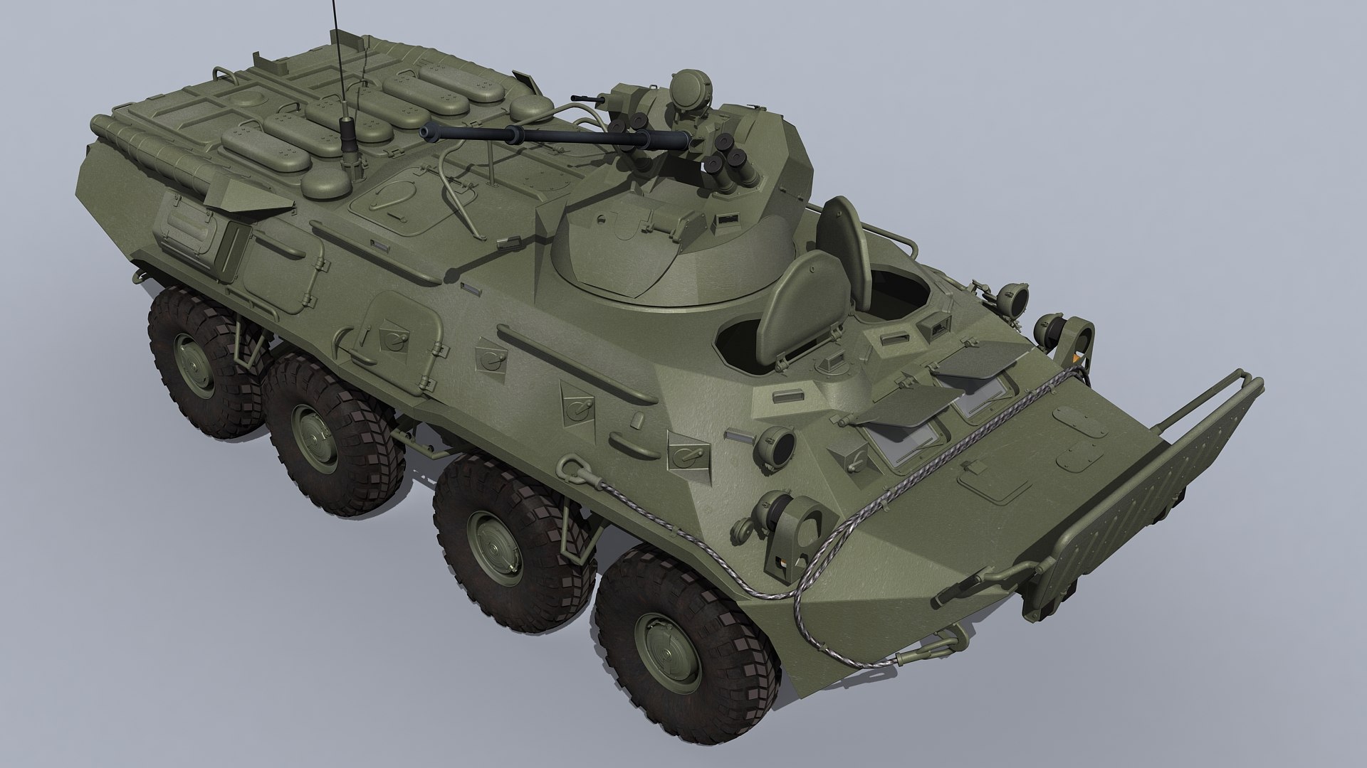 Btr-80a Btr-80 Apc 3D - TurboSquid 1560027