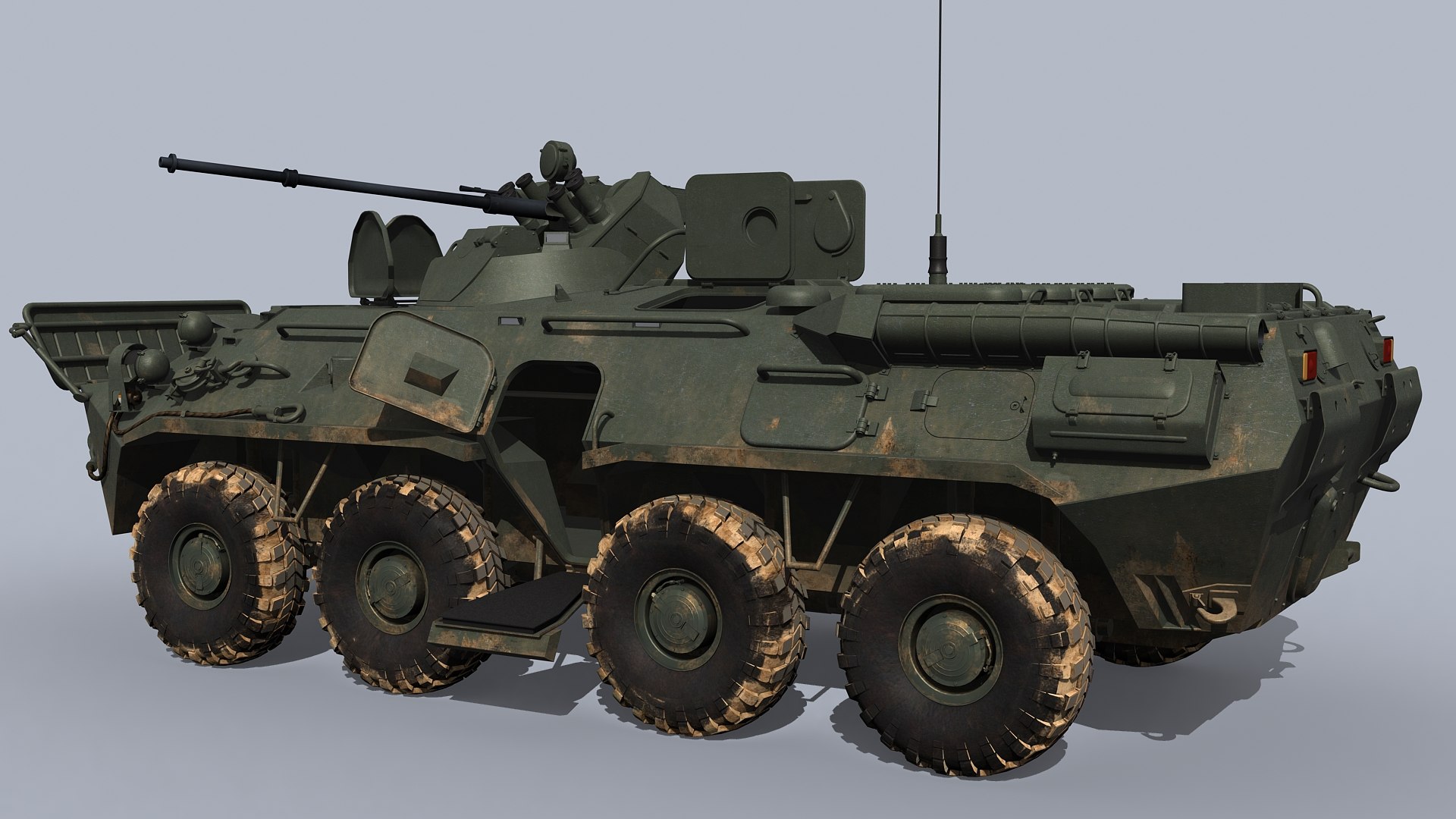 Btr-80a Btr-80 Apc 3D - TurboSquid 1560027