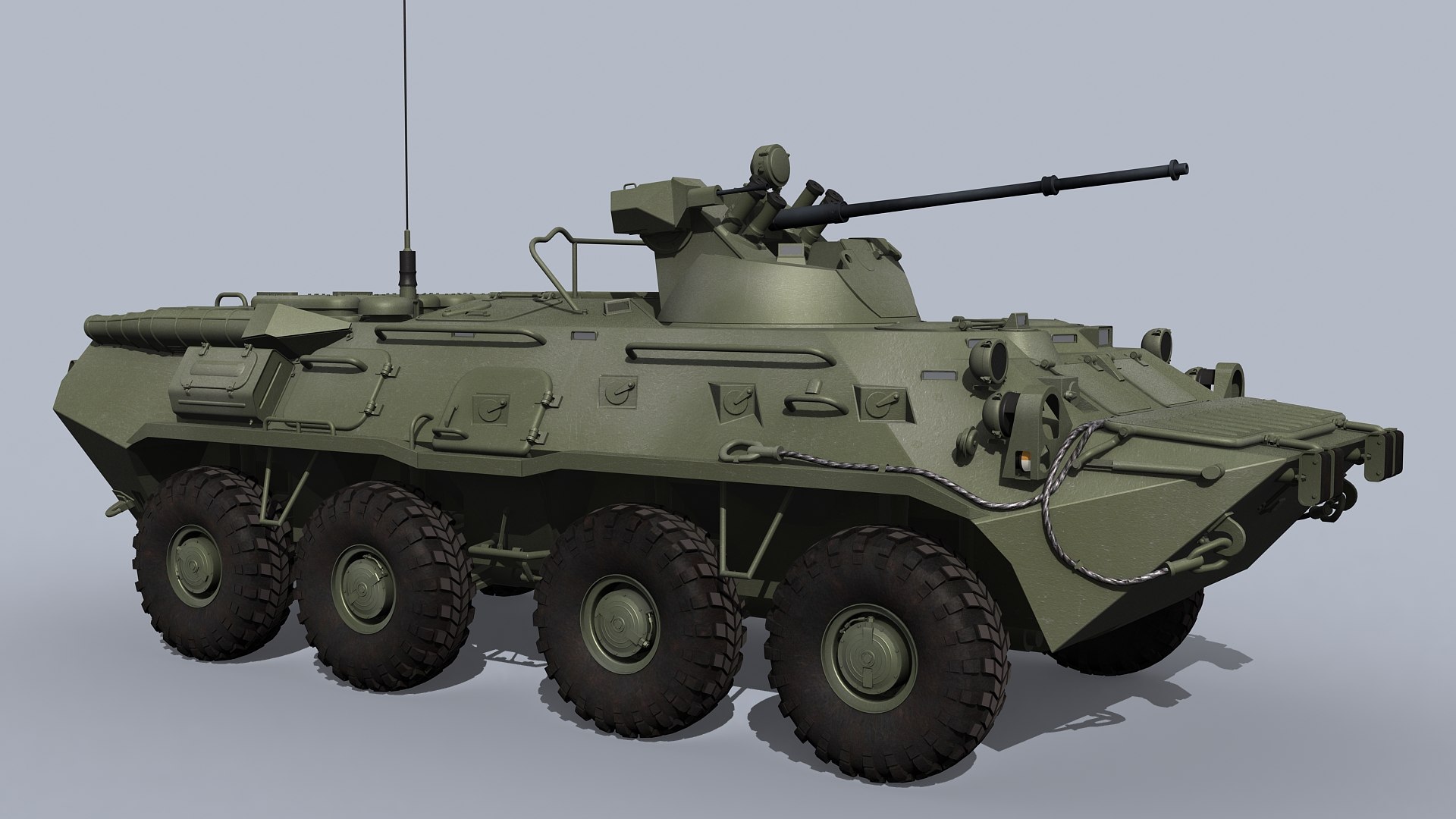 Btr-80a Btr-80 Apc 3D - TurboSquid 1560027