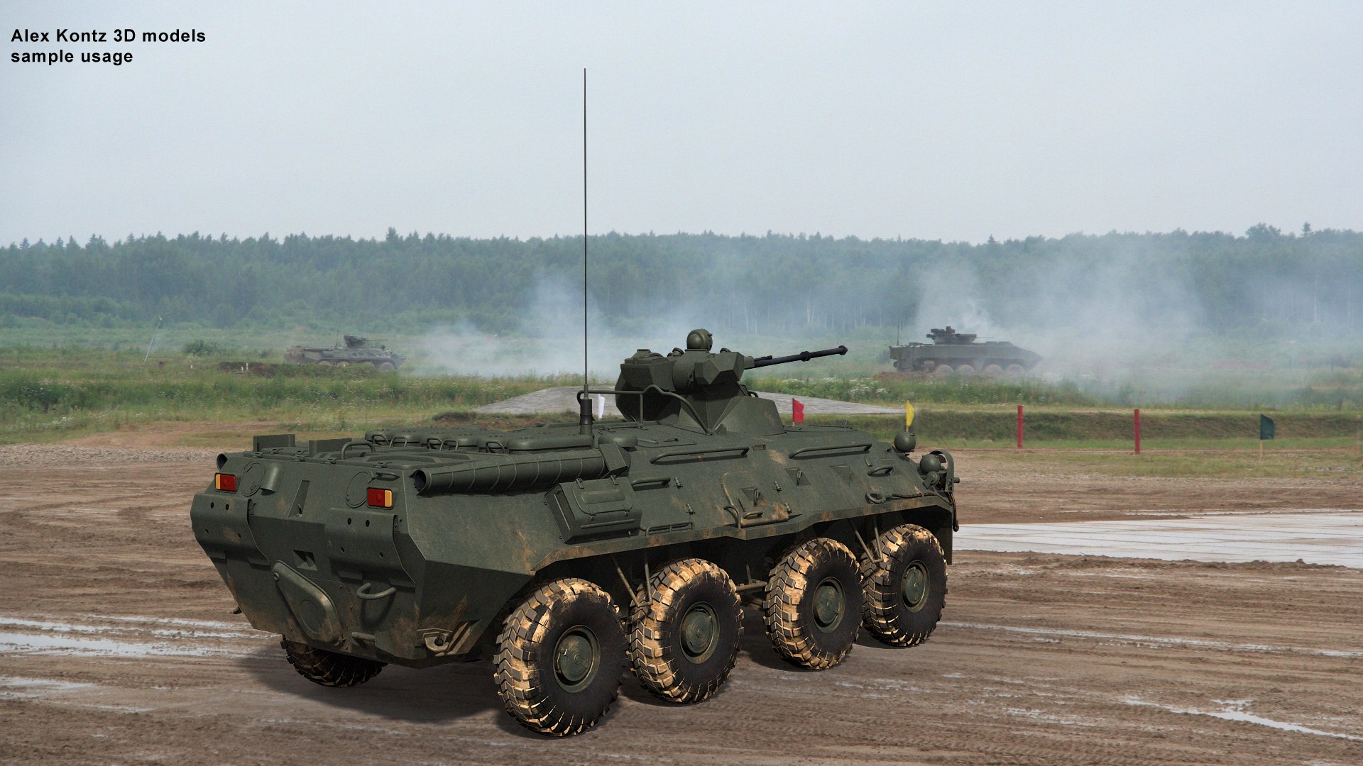 Btr-80a Btr-80 Apc 3D - TurboSquid 1560027