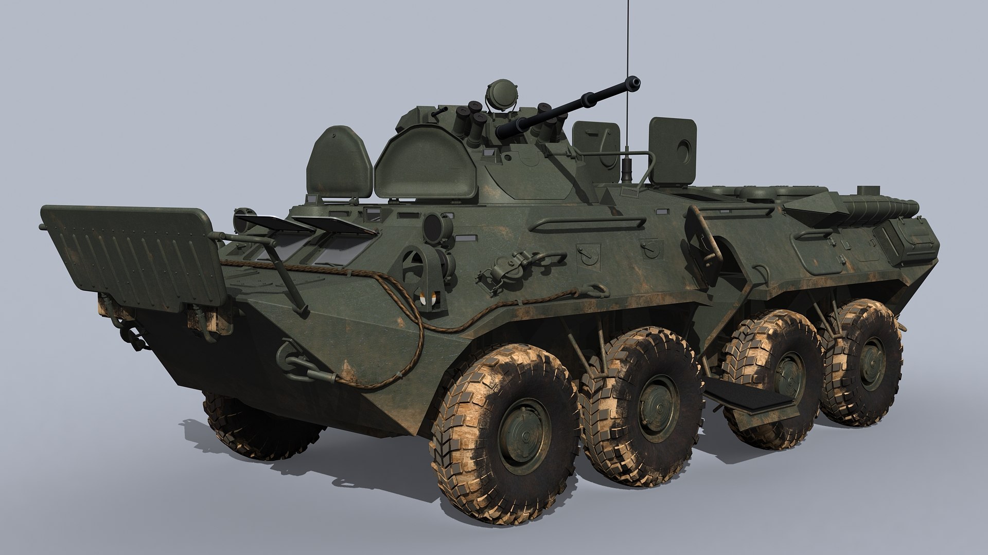 Btr-80a Btr-80 Apc 3D - TurboSquid 1560027