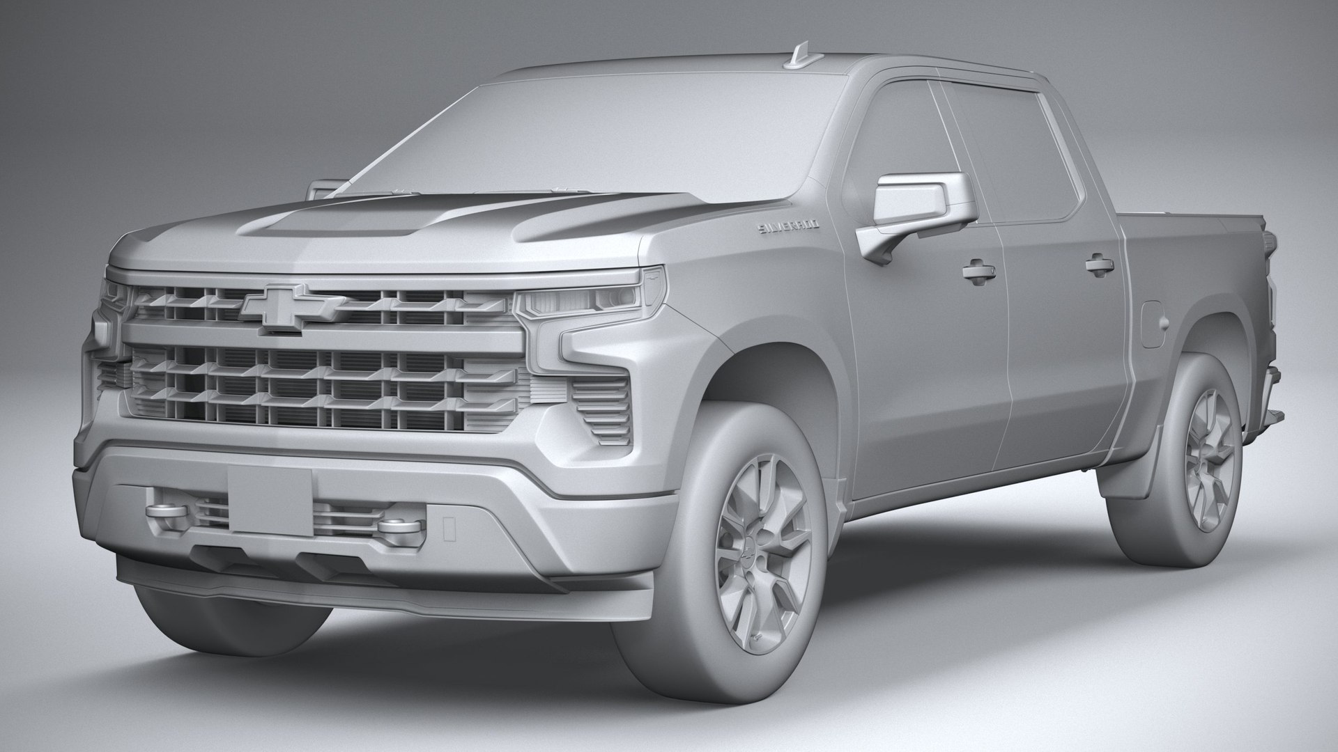 3D Chevrolet Silverado 1500 LT 2022 model - TurboSquid 1986270