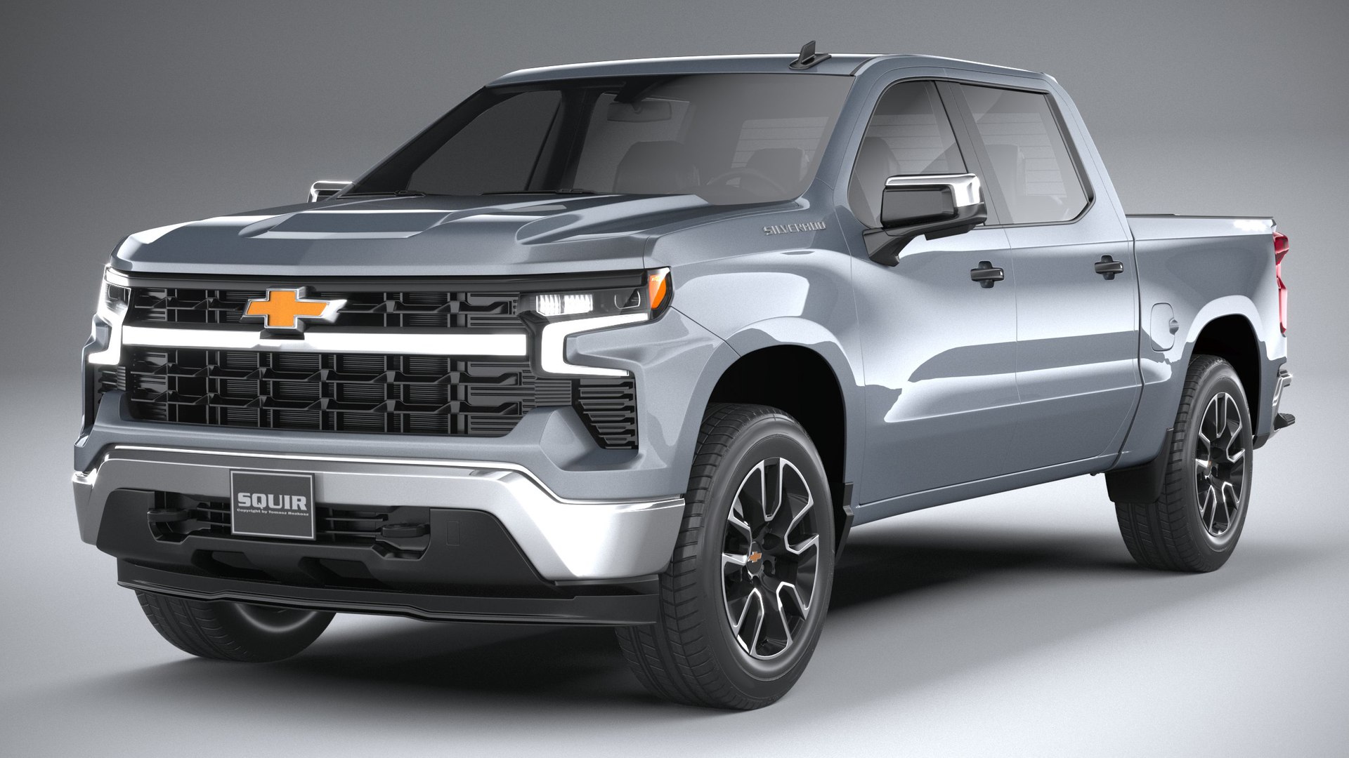 3D Chevrolet Silverado 1500 LT 2022 model - TurboSquid 1986270