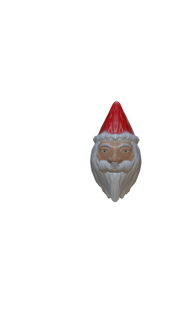 Santa Claus Floating Head 3D Model - TurboSquid 2068600