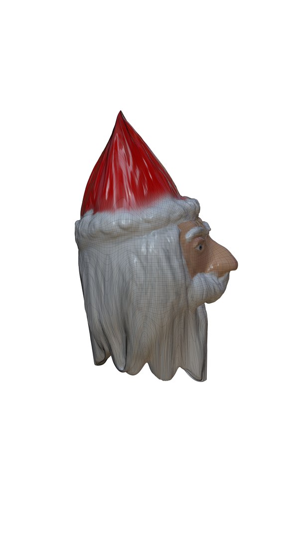 Santa Claus Floating Head 3D Model - TurboSquid 2068600