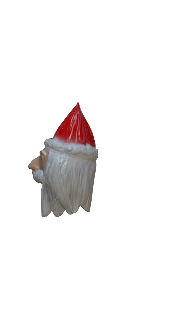 Santa Claus Floating Head 3D Model - TurboSquid 2068600