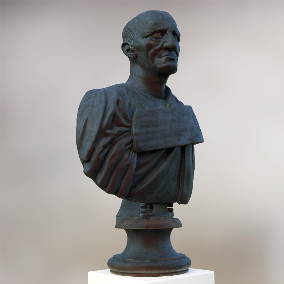 Marcus Porcius Cato Censor 3d Model