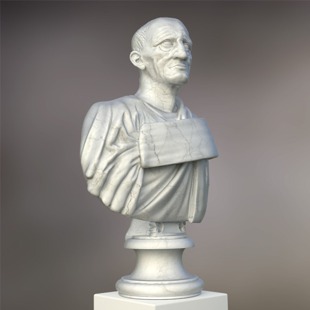 Marcus Porcius Cato Censor 3d Model