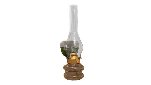 3D model oil lamp - TurboSquid 1848450