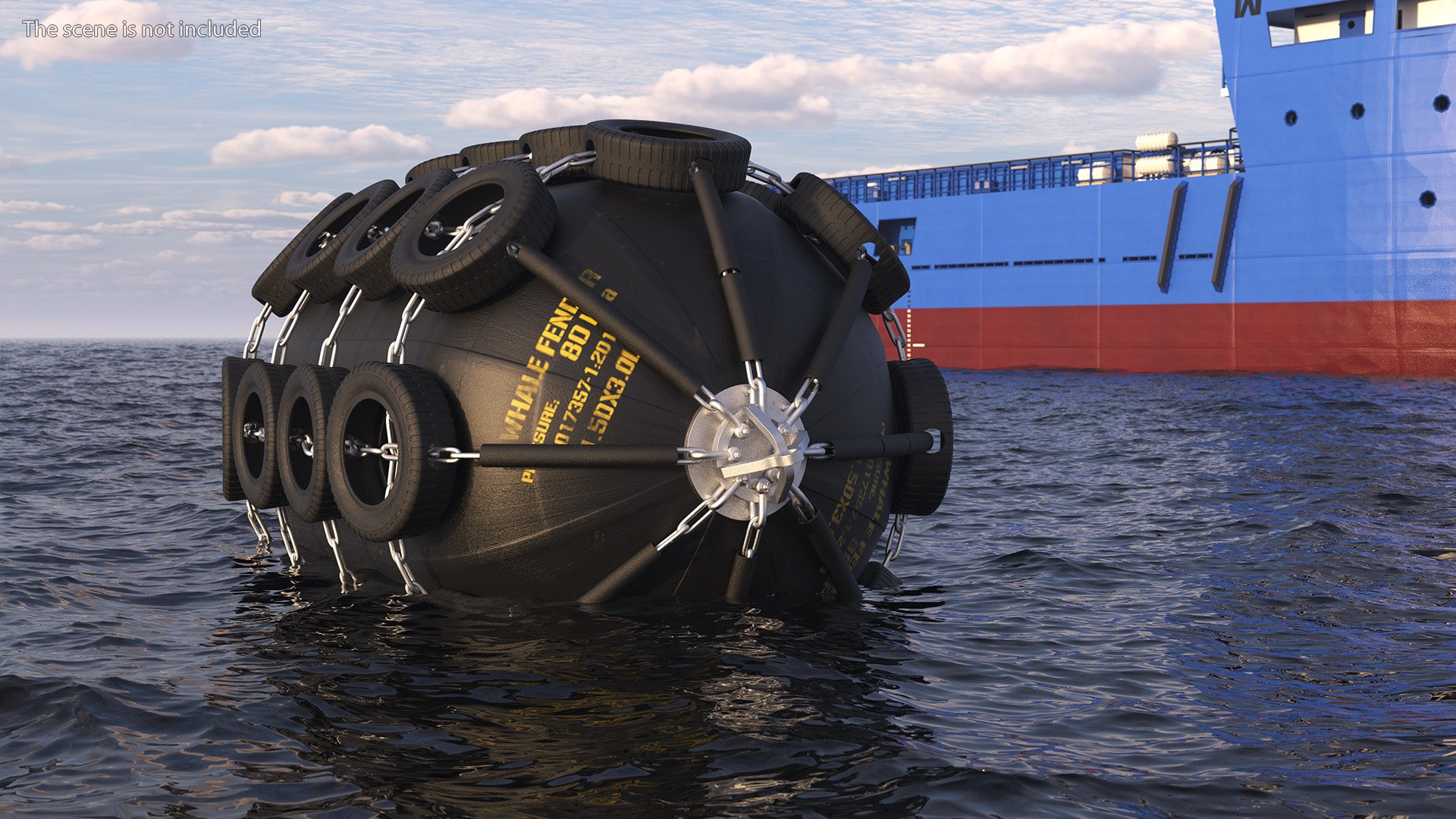 Rubber Pneumatic Ship Fender 3D - TurboSquid 2211836