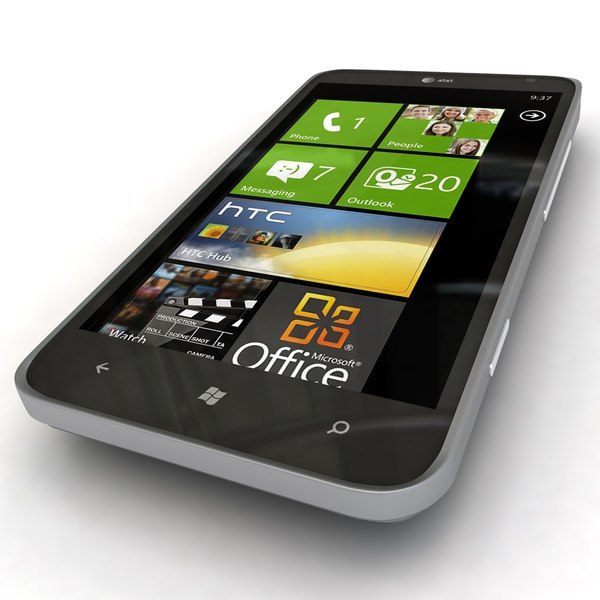 new htc titan ii 3d model