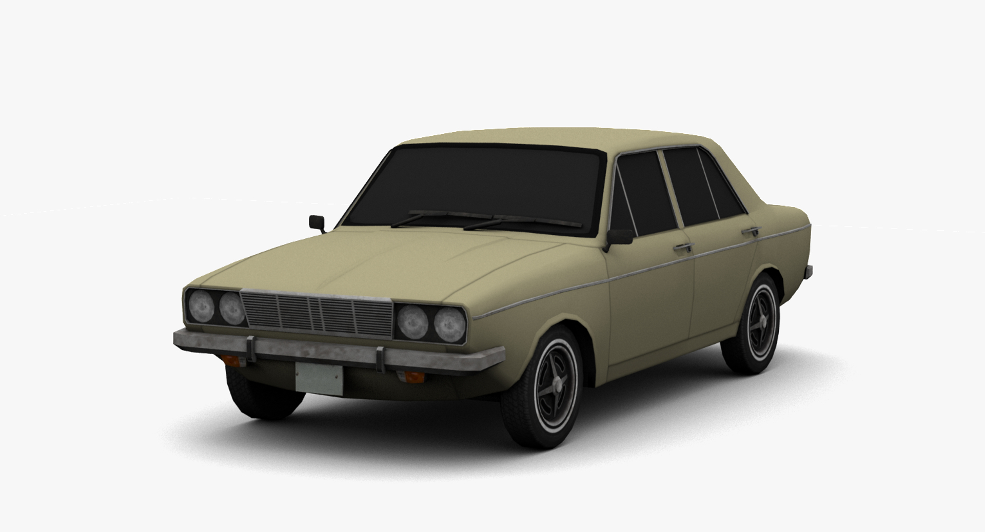 3d 14 1 low-poly car model