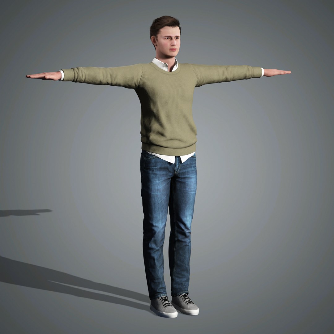 Ansel Elgort Character 3D Model Low Poly 3D Model - TurboSquid 2300804