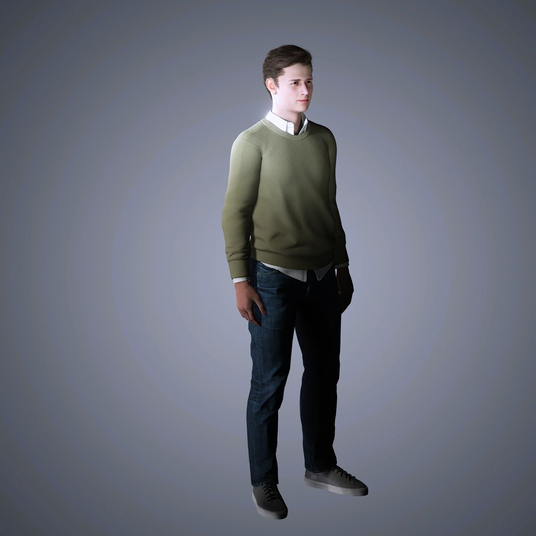 Ansel Elgort Character 3D Model Low Poly 3D Model - TurboSquid 2300804