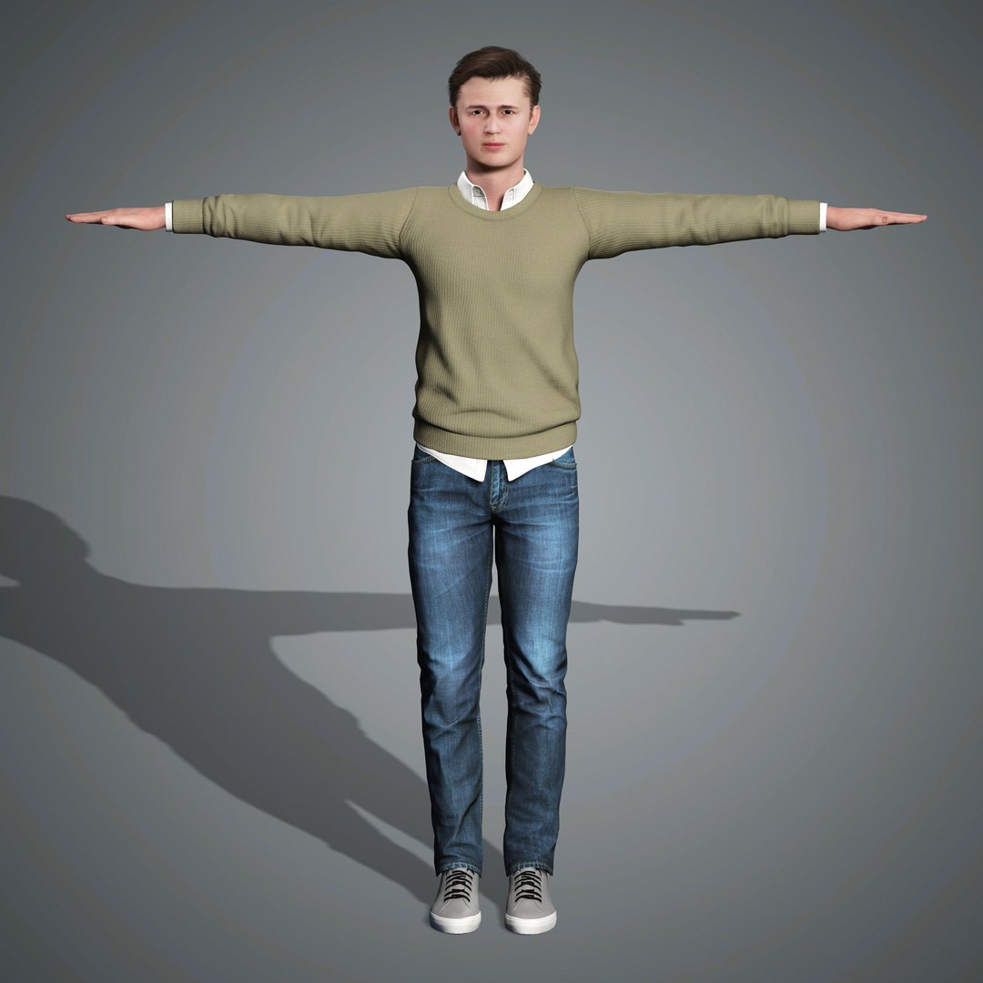 Ansel Elgort Character 3D Model Low Poly 3D Model - TurboSquid 2300804