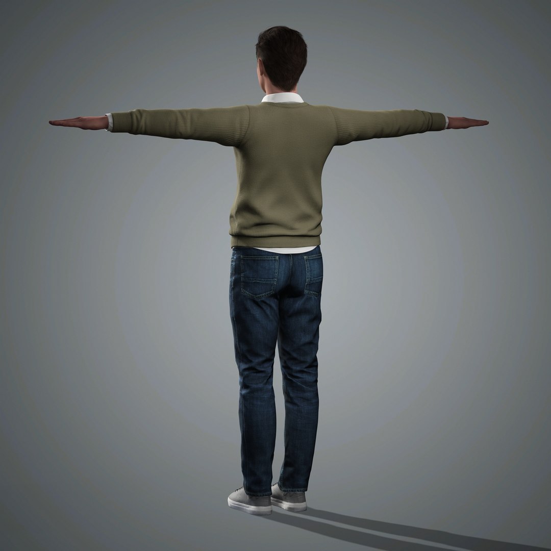 Ansel Elgort Character 3D Model Low Poly 3D Model - TurboSquid 2300804