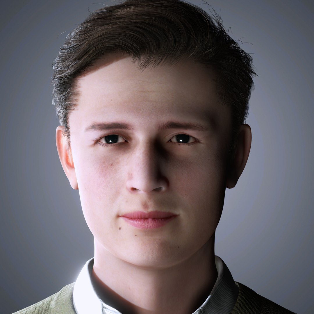 Ansel Elgort Character 3D Model Low Poly 3D Model - TurboSquid 2300804