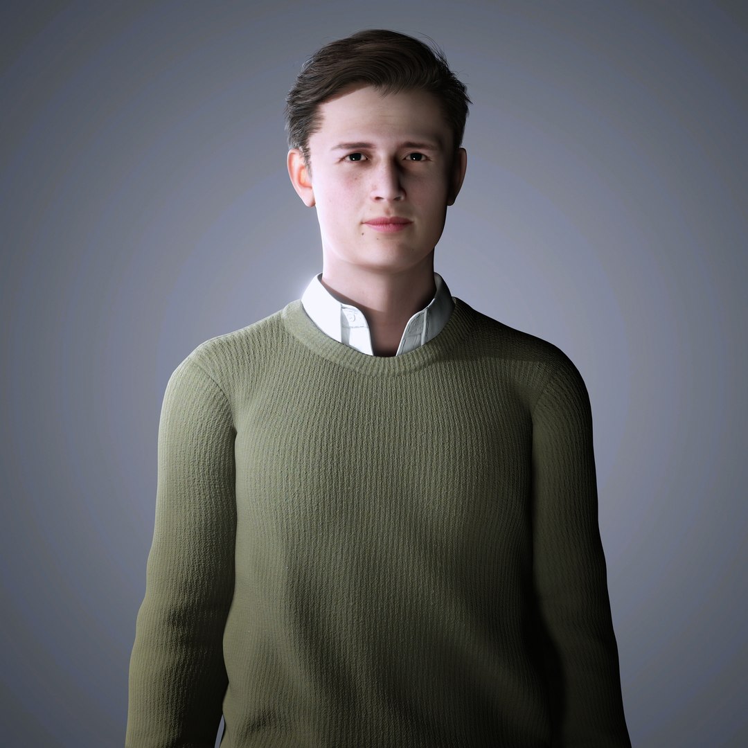 Ansel Elgort Character 3D Model Low Poly 3D Model - TurboSquid 2300804