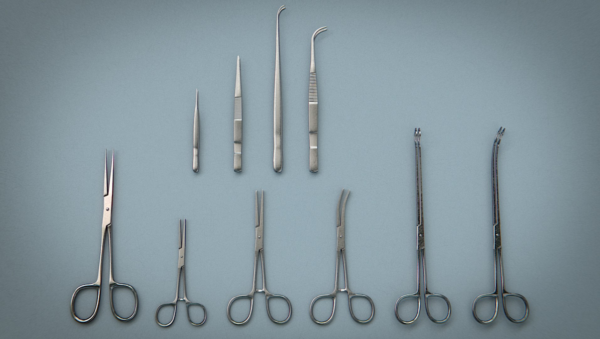 forceps tweezers - medical 3ds