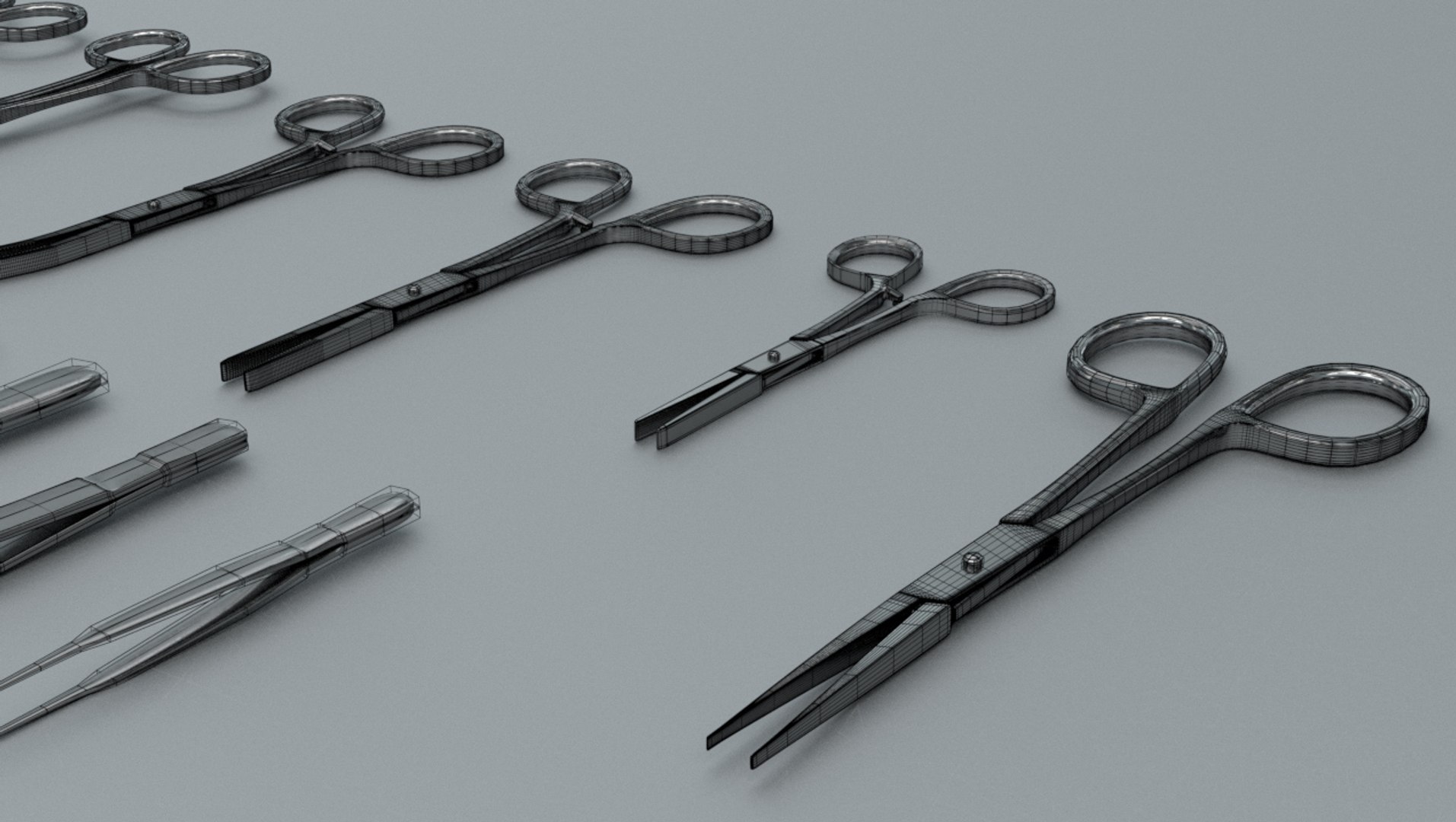 forceps tweezers - medical 3ds