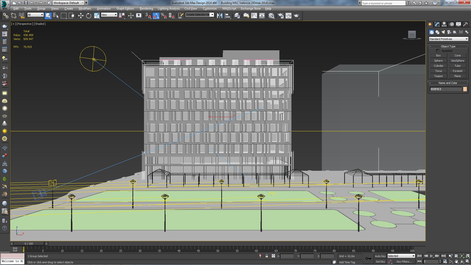 3d Building Msc Valencia