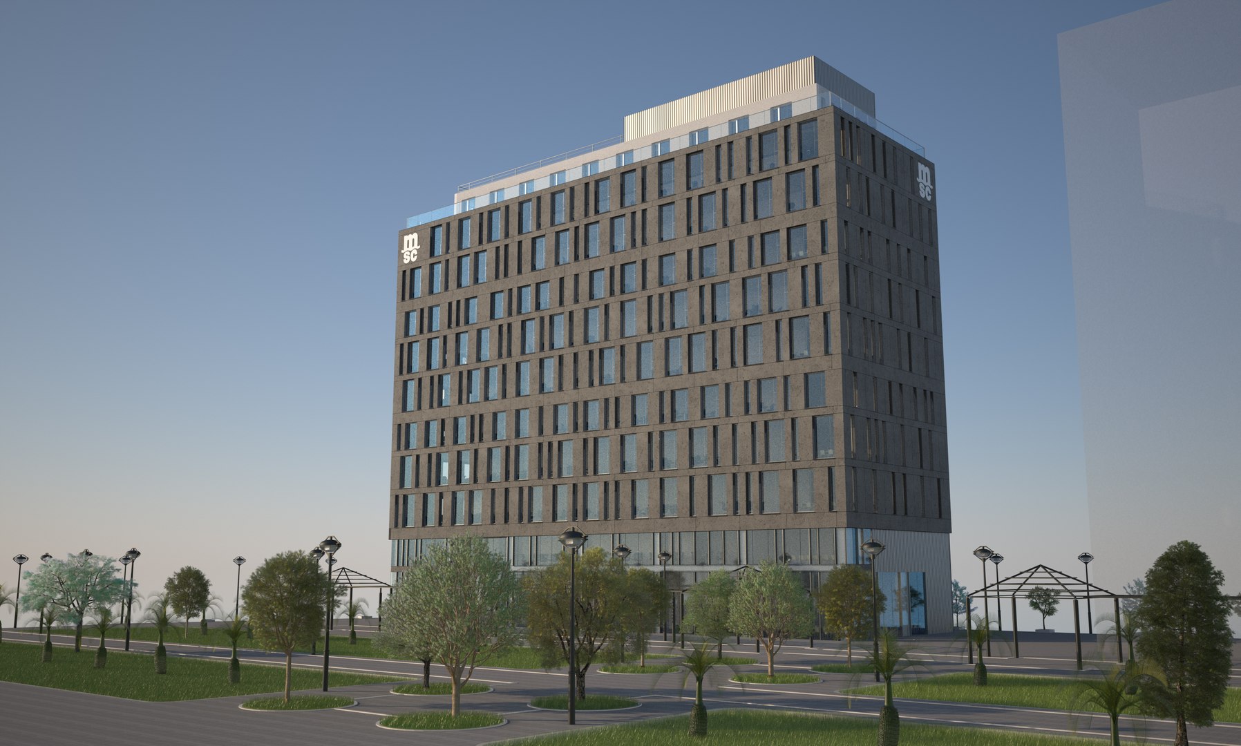 3d Building Msc Valencia