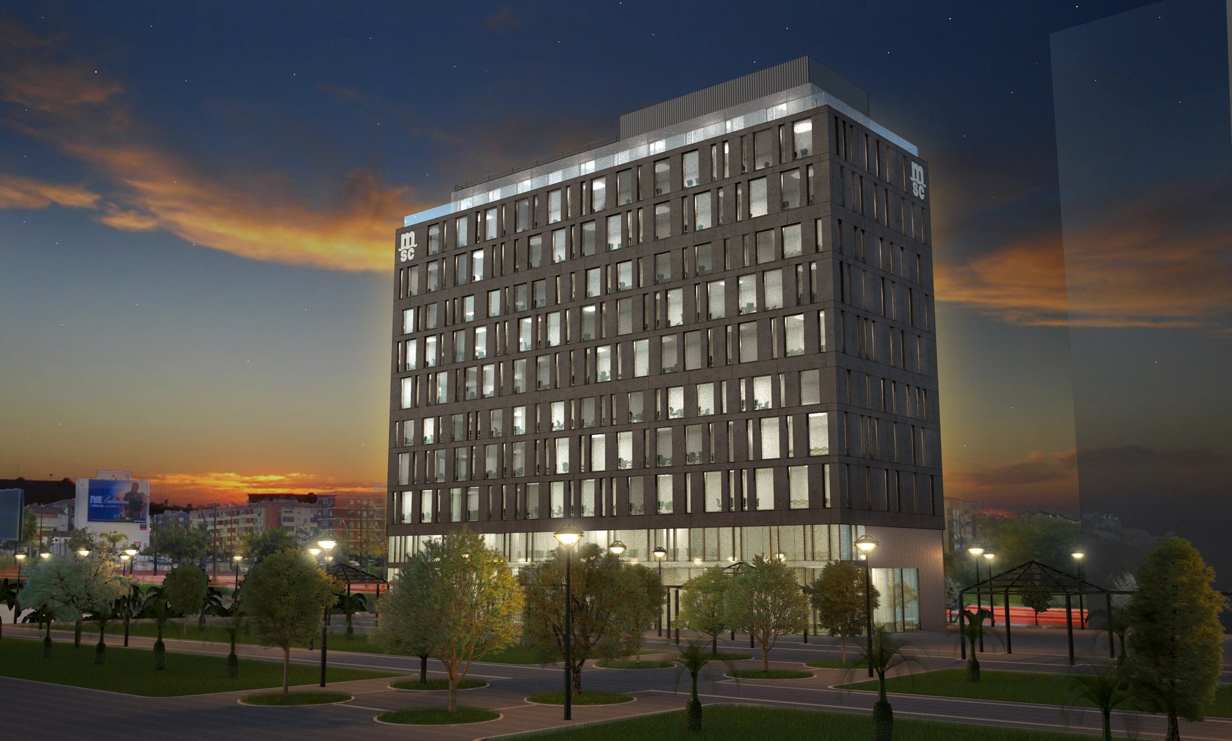 3d Building Msc Valencia