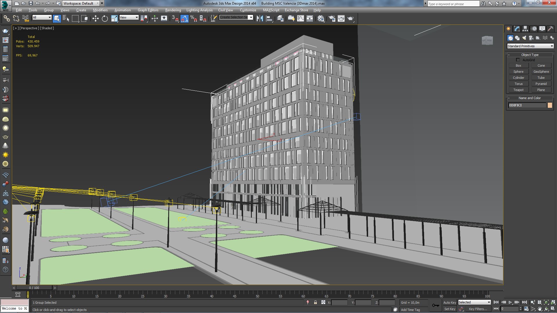 3d Building Msc Valencia