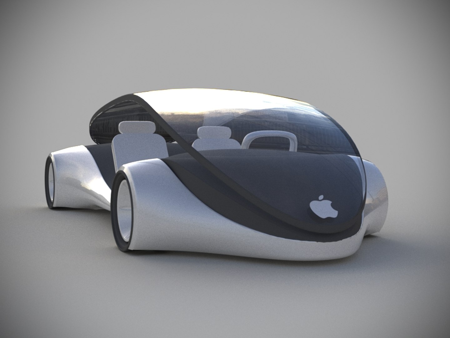 3D Apple Concept Car Model - TurboSquid 1514212