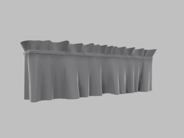 3d valance model