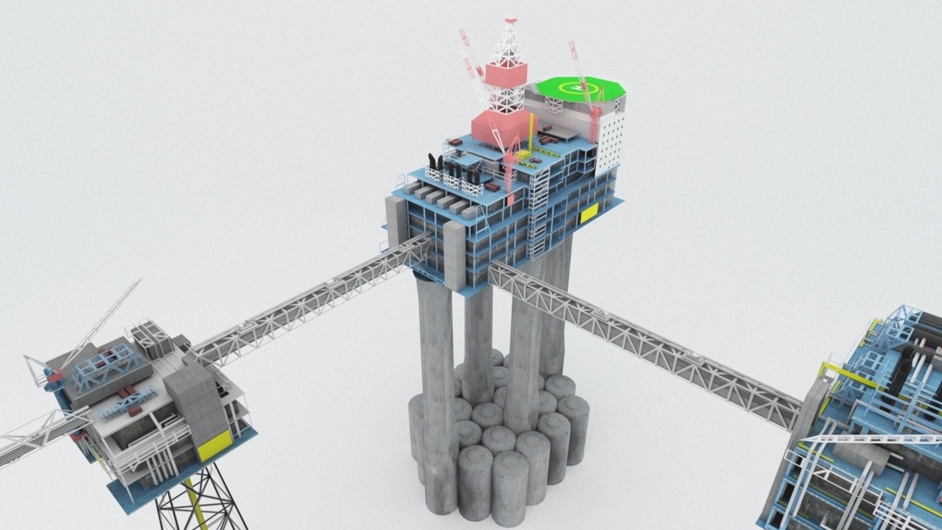 3D Sleipner Vest Platforms - TurboSquid 1193251