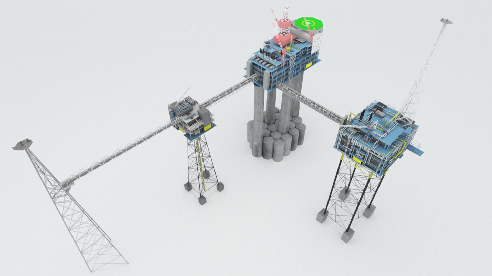 3D Sleipner Vest Platforms - TurboSquid 1193251