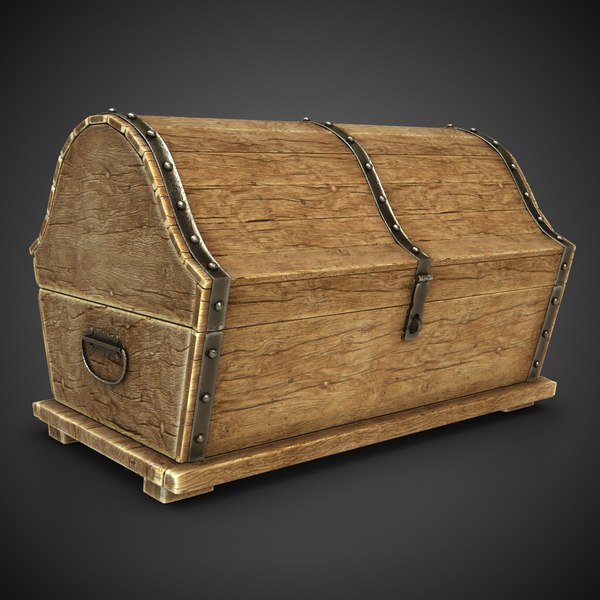 treasure chest 2 3d model