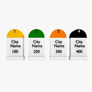 3D Milestone Models - Browse & Download Formats - TurboSquid