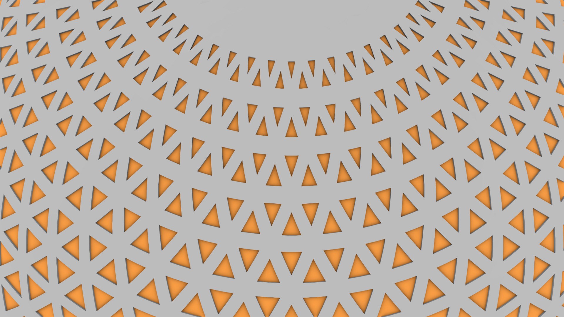 3D Parametric Triangle Pattern Dome - TurboSquid 2414542