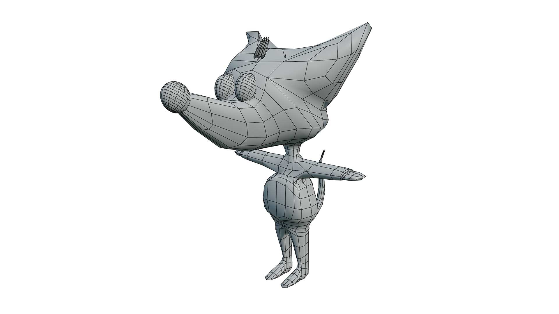 Free 3D Cartoon Mouse Model - TurboSquid 2140978