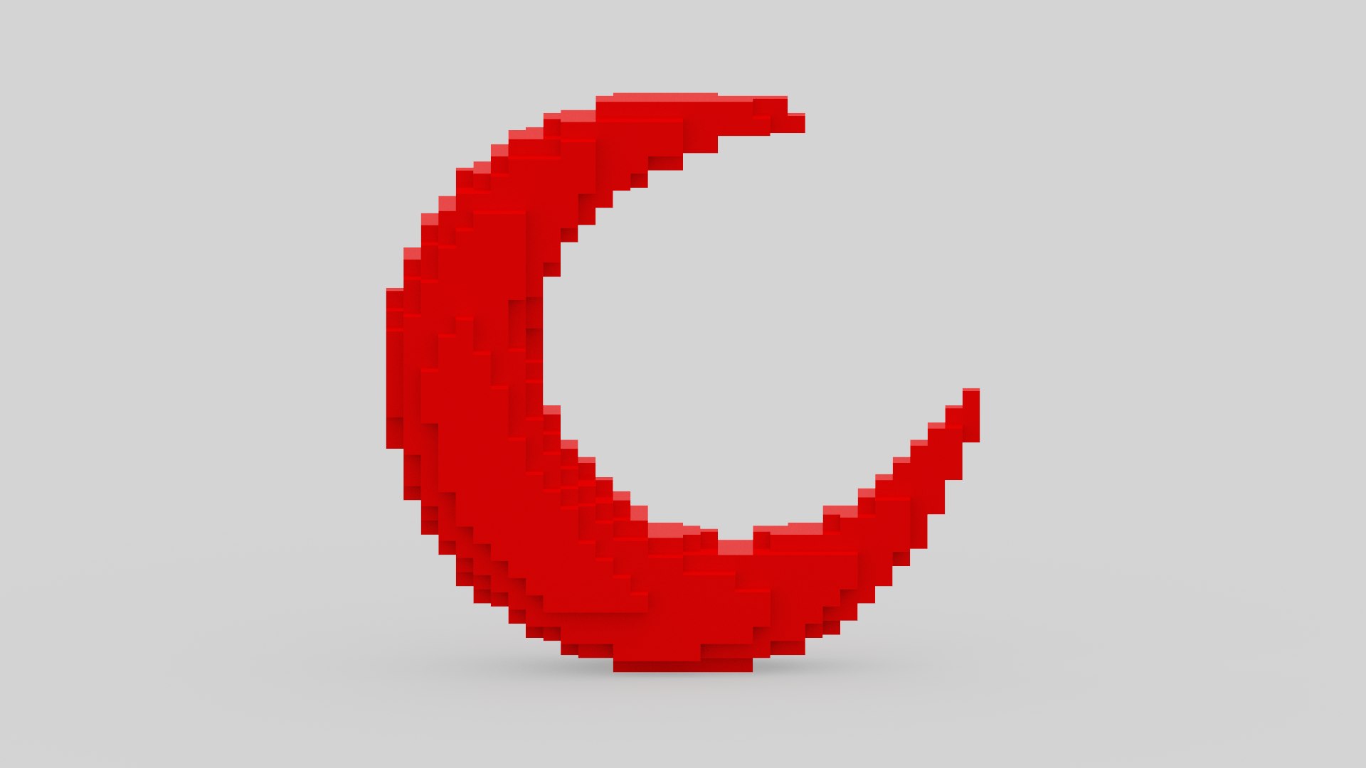3D Voxel Moon - TurboSquid 2036507