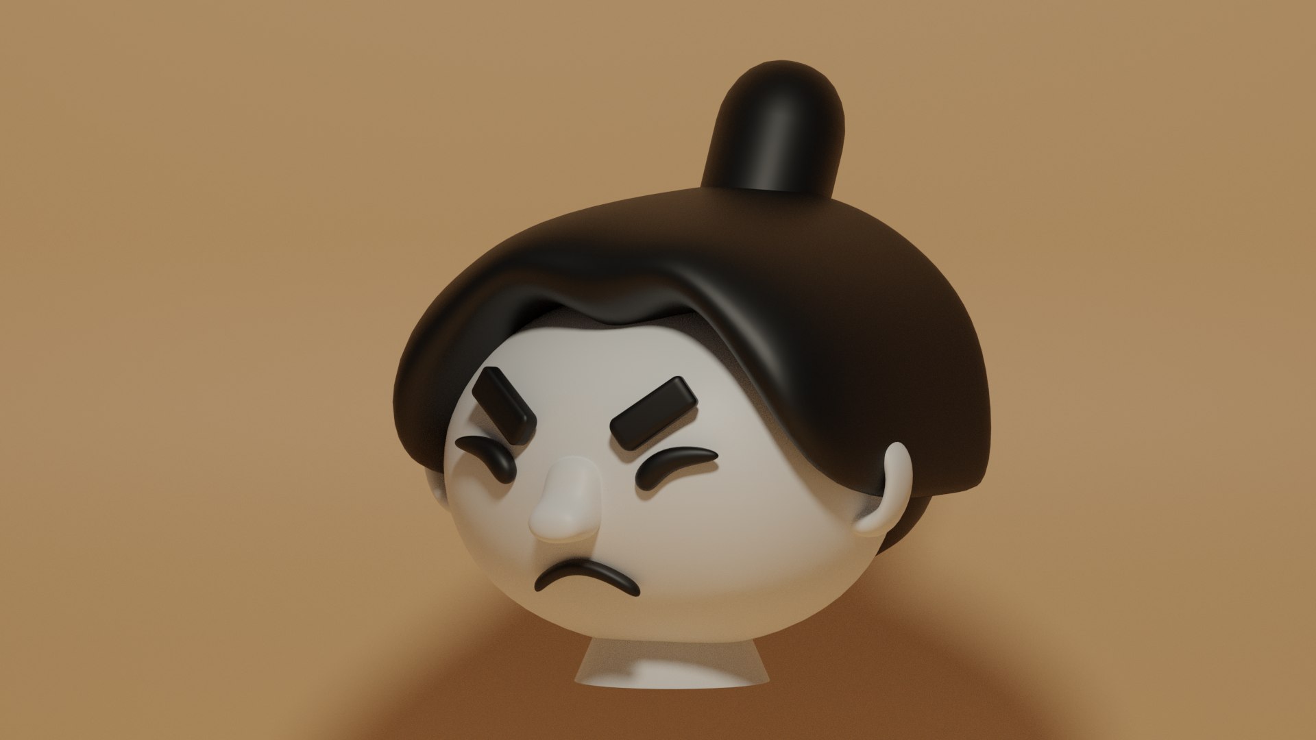 3D Cartoon Japanese Sumo Wrestler - TurboSquid 1865508